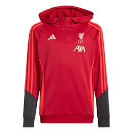 adidas Performance Sportsweatshirt 'FC Liverpool Tiro 25 Competition' Jungen Gr&ouml;&szlig;e 116 dunkelgrau / orange / rot / wei&szlig;
