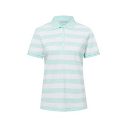 Marie Lund Poloshirt Damen Gr&ouml;&szlig;e L mint / wei&szlig;