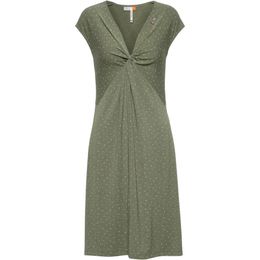 Ragwear Kleid 'Comfrey' Damen Gr&ouml;&szlig;e 40 beige / oliv Winterkleid