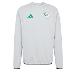 adidas Performance Sportsweatshirt 'Algeria Tiro' Herren Gr&ouml;&szlig;e XXXL hellgrau / gr&uuml;n / schwarz / wei&szlig;