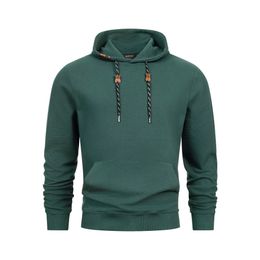 INDICODE Jeans Sweatshirt ' Guadalupe ' Herren Gr&ouml;&szlig;e XL dunkelgr&uuml;n