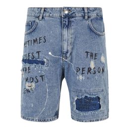 2Y Premium Shorts Herren Gr&ouml;&szlig;e 38 blau / blue denim / wei&szlig;