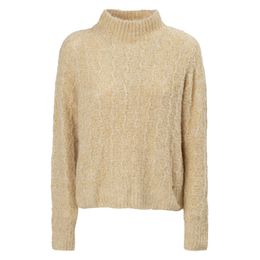 Influencer Pullover Damen Gr&ouml;&szlig;e S camel