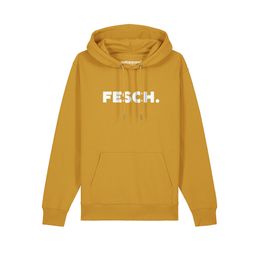 Watapparel Sweatshirt 'Fesch' Herren Gr&ouml;&szlig;e XXXL ocker / dunkelgelb / wei&szlig;