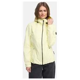 Outdoorjacke Marikoo "Yoshikoo", Damen, Gr. L, pastel gelb, Obermaterial: 100% Polyester; Futter: 100% Polyester; Wattierung: 100% Polyester; &Auml;rmelfutter: 100% Polyester, Jacken Outdoorjacke, Sportliche Funktionsjacke mit Kapuze und hochschlie&szlig;endem Kragen