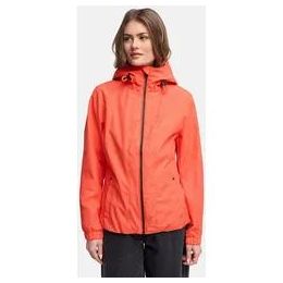 Outdoorjacke Marikoo "Yoshikoo", Gr. L, spicy orange, Obermaterial: 100% Polyester; Futter: 100% Polyester; Wattierung: 100% Polyester; &Auml;rmelfutter: 100% Polyester, Jacken Outdoorjacke, Sportliche Funktionsjacke mit Kapuze und hochschlie&szlig;endem Kragen