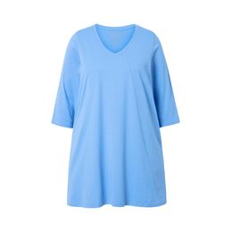 Ulla Popken Shirt Damen Gr&ouml;&szlig;e 4XL/5XL blau