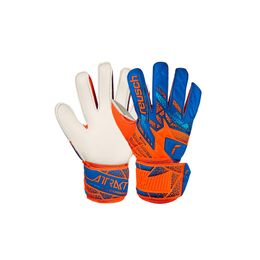 Reusch Torwarthandschuhe 'Attrakt Solid Junior' Jungen Gr&ouml;&szlig;e XS/S blau / orange