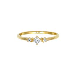 Elli DIAMONDS Ring Damen Gr&ouml;&szlig;e 58 gold / transparent