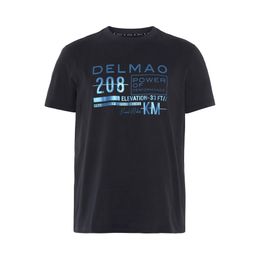 Delmao Shirt Herren Gr&ouml;&szlig;e M hellblau / dunkelblau