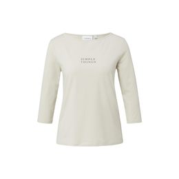 comma, COMMA Shirt Damen Gr&ouml;&szlig;e XXXL beige / grau