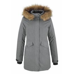 Polarino Funktionsparka Damen Gr&ouml;&szlig;e XXL/XXXL graumeliert Winterjacke