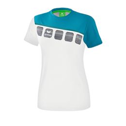 Erima Sportshirt Damen Gr&ouml;&szlig;e XXL cyanblau / schwarz / wei&szlig;