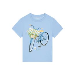 Watapparel Shirt ' Blaues Damenrad ' Damen Gr&ouml;&szlig;e S hellblau / mischfarben