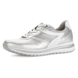 Gabor Sneaker Damen Gr&ouml;&szlig;e 36 silber / wei&szlig;
