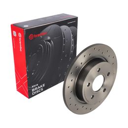 Brembo Bremsscheibe XTRA LINE 08.A725.1X hinten rechts links Gelocht 271mm f&uuml;r FORD ASIA & OCEANIA (CHANGAN) BV6Z2C026A BRRF28 1704765