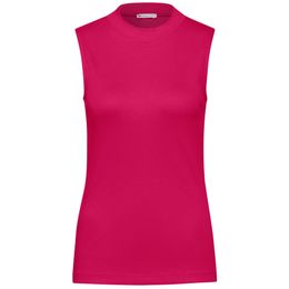 Street One Basic Top mit Turtleneck Damen Gr&ouml;&szlig;e XS beere