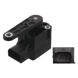 febi bilstein Sensor, Leuchtweiteregulierung 37932 vorne rechts links 12V f&uuml;r SKODA VW SEAT AUDI 4B0907503A 4B0907503