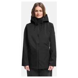 Outdoorjacke Marikoo "Minaa", Damen, Gr. M, schwarz, Obermaterial: 100% Polyester; Futter: 100% Polyester; Wattierung: 100% Polyester; &Auml;rmelfutter: 100% Polyester, Jacken Outdoorjacke, Sportliche Outdoorjacke mit Kapuze und hochschlie&szlig;enden Kragen