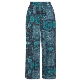 Vivance Pyjamahose 'Vivance' Damen Gr&ouml;&szlig;e L blau / gr&uuml;n Winterkleid