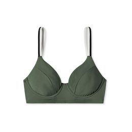 Schiesser B&uuml;gel-Bikini-Top ' Aqua Californian Dream ' Damen Gr&ouml;&szlig;e 90 khaki