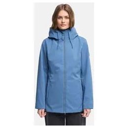 Outdoorjacke Marikoo "Minaa", Damen, Gr. M, dusty blau, Obermaterial: 100% Polyester; Futter: 100% Polyester; Wattierung: 100% Polyester; &Auml;rmelfutter: 100% Polyester, Jacken Outdoorjacke, Sportliche Outdoorjacke mit Kapuze und hochschlie&szlig;enden Kragen
