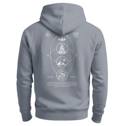 Neverless Sweatshirt 'Elemental Awareness' Herren Gr&ouml;&szlig;e XS grau