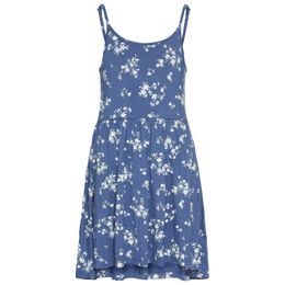 Kidsworld Kleid M&auml;dchen Gr&ouml;&szlig;e 176/182 blau / wei&szlig;