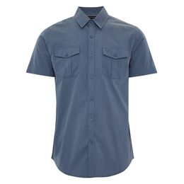 Threadbare. Threadbare Hemd 'Furore' Herren Gr&ouml;&szlig;e XXL rauchblau