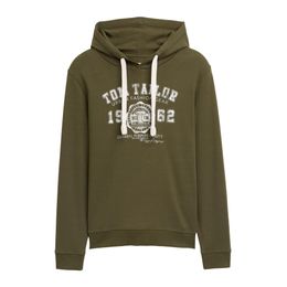Tom Tailor Sweatshirt Herren Gr&ouml;&szlig;e XL oliv / wei&szlig;