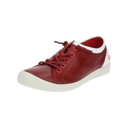 Softinos Sneaker Damen Gr&ouml;&szlig;e 43 rot / neonrot / wei&szlig;