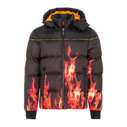 Cipo & Baxx Cipo & Baxx Winterjacke Herren Gr&ouml;&szlig;e S gelb / feuerrot / schwarz
