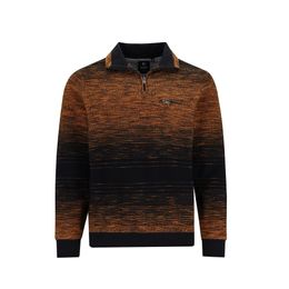 Hajo Sweatshirt 'Stay Fresh' Herren Gr&ouml;&szlig;e XXXL orange / schwarzmeliert