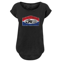 F4NT4STIC Shirt 'JT Racing Fading Classic Logo' Damen Gr&ouml;&szlig;e L dunkelblau / knallrot / schwarz