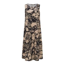 Opus Kleid 'Wicy' Damen Gr&ouml;&szlig;e 34 beige / schwarz Winterkleid