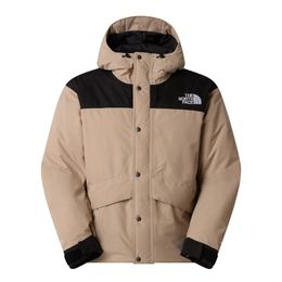 The North Face Outdoorjacke 'Mountain Down' Herren Gr&ouml;&szlig;e XXL hellbraun / schwarz / wei&szlig;