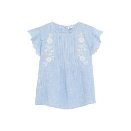 s.Oliver Bluse M&auml;dchen Gr&ouml;&szlig;e 158 hellblau / wei&szlig;