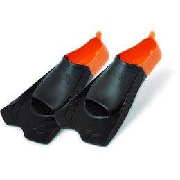 ZOGGS Flosse 'Short Blade Eco Fins' Herren Gr&ouml;&szlig;e 37/38 orange / schwarz