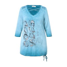 MIAMODA Shirt Damen Gr&ouml;&szlig;e 8XL himmelblau