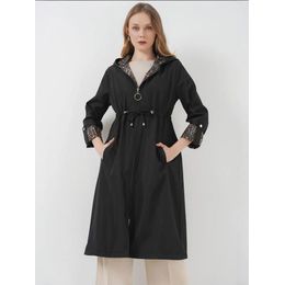 Bigdart Trenchcoats Damen Gr&ouml;&szlig;e XXXL schwarz