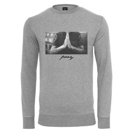 MT Men Sweatshirt 'Pray' Herren Gr&ouml;&szlig;e XL grau / graumeliert / schwarz