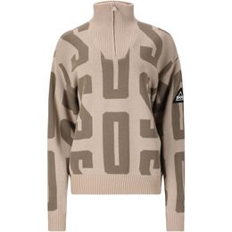 SOS Pullover 'Verbier' Herren Gr&ouml;&szlig;e XL beige / gr&uuml;n