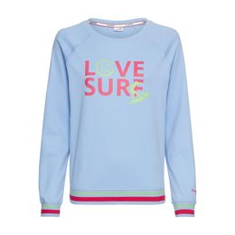 Kangaroos Sweatshirt Damen Gr&ouml;&szlig;e L blau / limette / pink