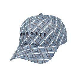 Bugatti Basecap Herren Gr&ouml;&szlig;e 55/60 nachtblau / hellblau / braun / wei&szlig;