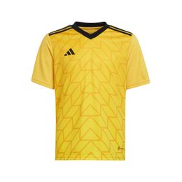 adidas Performance Funktionsshirt Jungen Gr&ouml;&szlig;e 128 gelb / schwarz