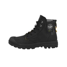 Palladium Schn&uuml;rboots 'Pampa Surplus' Damen Gr&ouml;&szlig;e 42 gelb / schwarz Winterschuhe