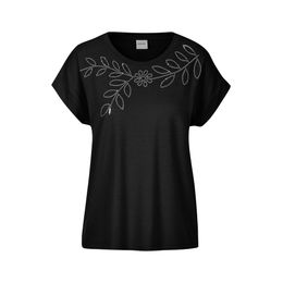 Madeleine Mode Madeleine T-Shirt Damen Gr&ouml;&szlig;e M/L schwarz