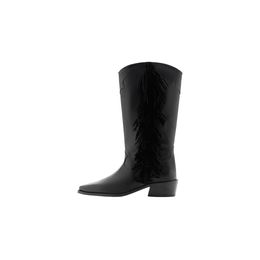 MANGO TEEN Stiefel 'Cata' Damen Gr&ouml;&szlig;e 38 schwarz Winterschuhe