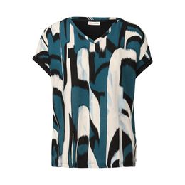 Street One Shirt Damen Gr&ouml;&szlig;e S hellblau / dunkelblau / petrol / wollwei&szlig;