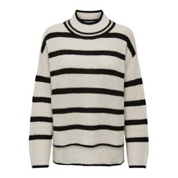 Jacqueline de Yong JDY Pullover Damen Gr&ouml;&szlig;e M beige / schwarz